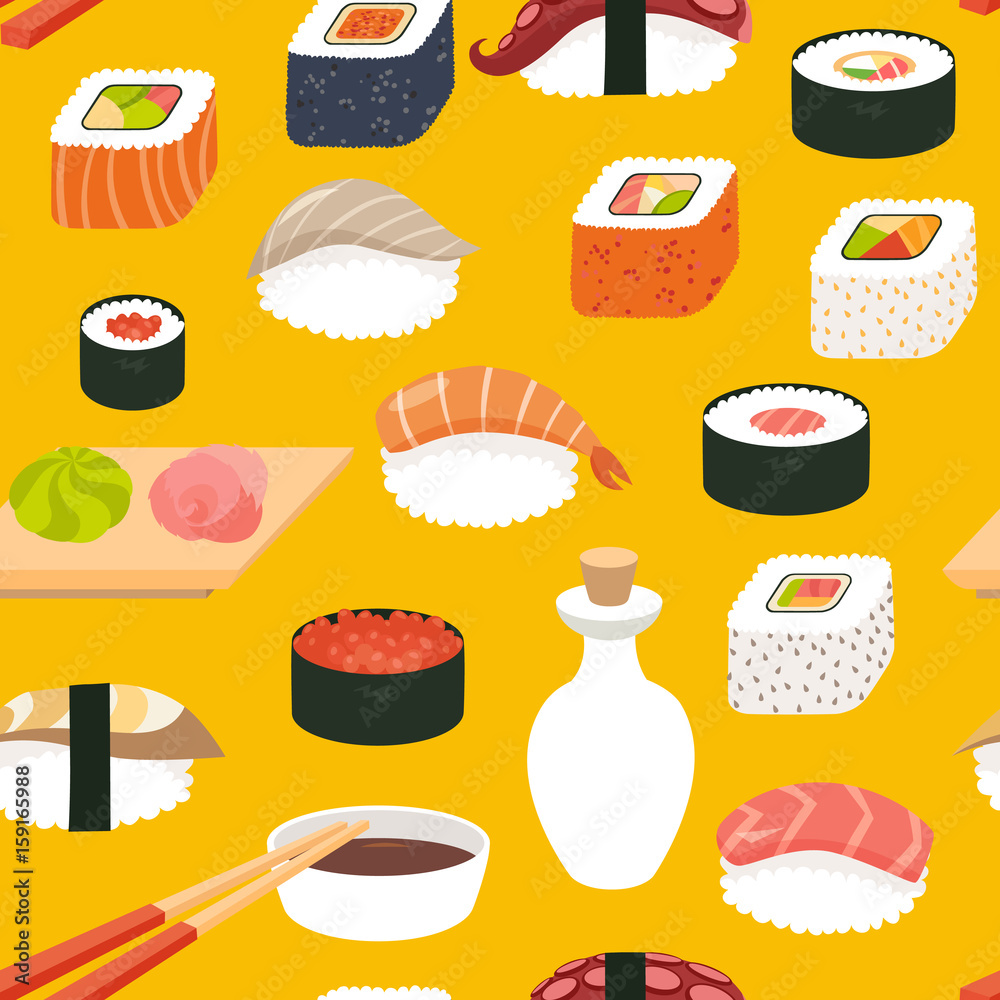 Sushi Roll Wallpaper