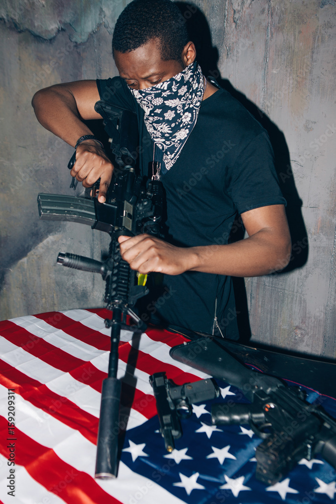 Black People Holding Guns