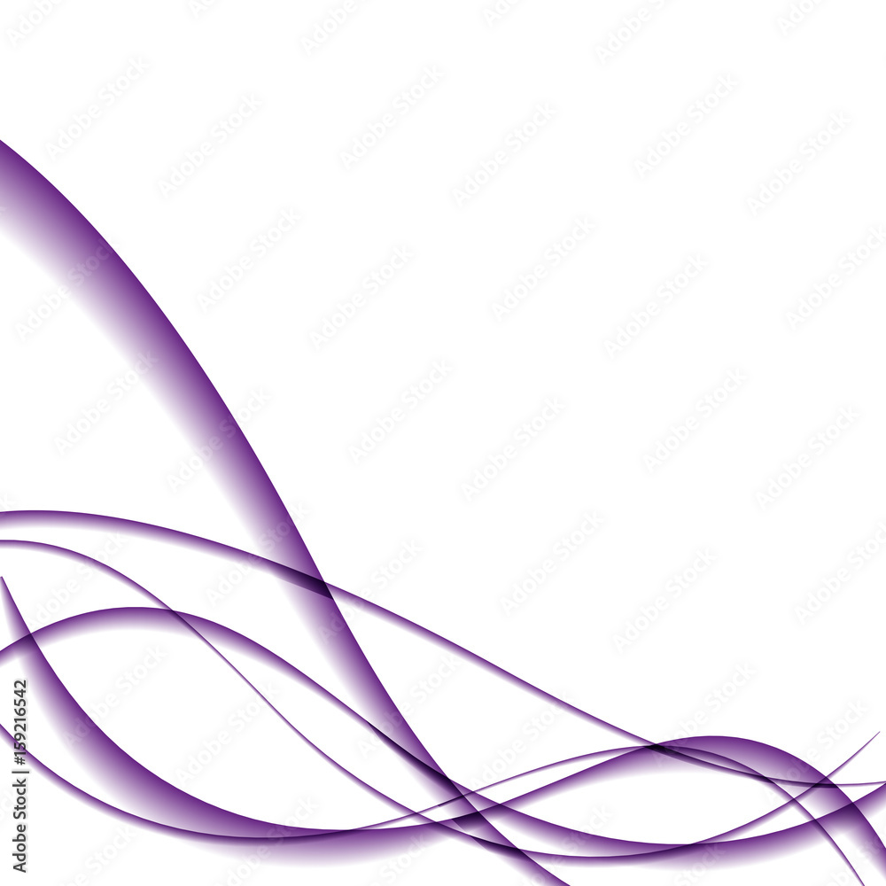 White simple template with purple waves Stock Vector | Adobe Stock