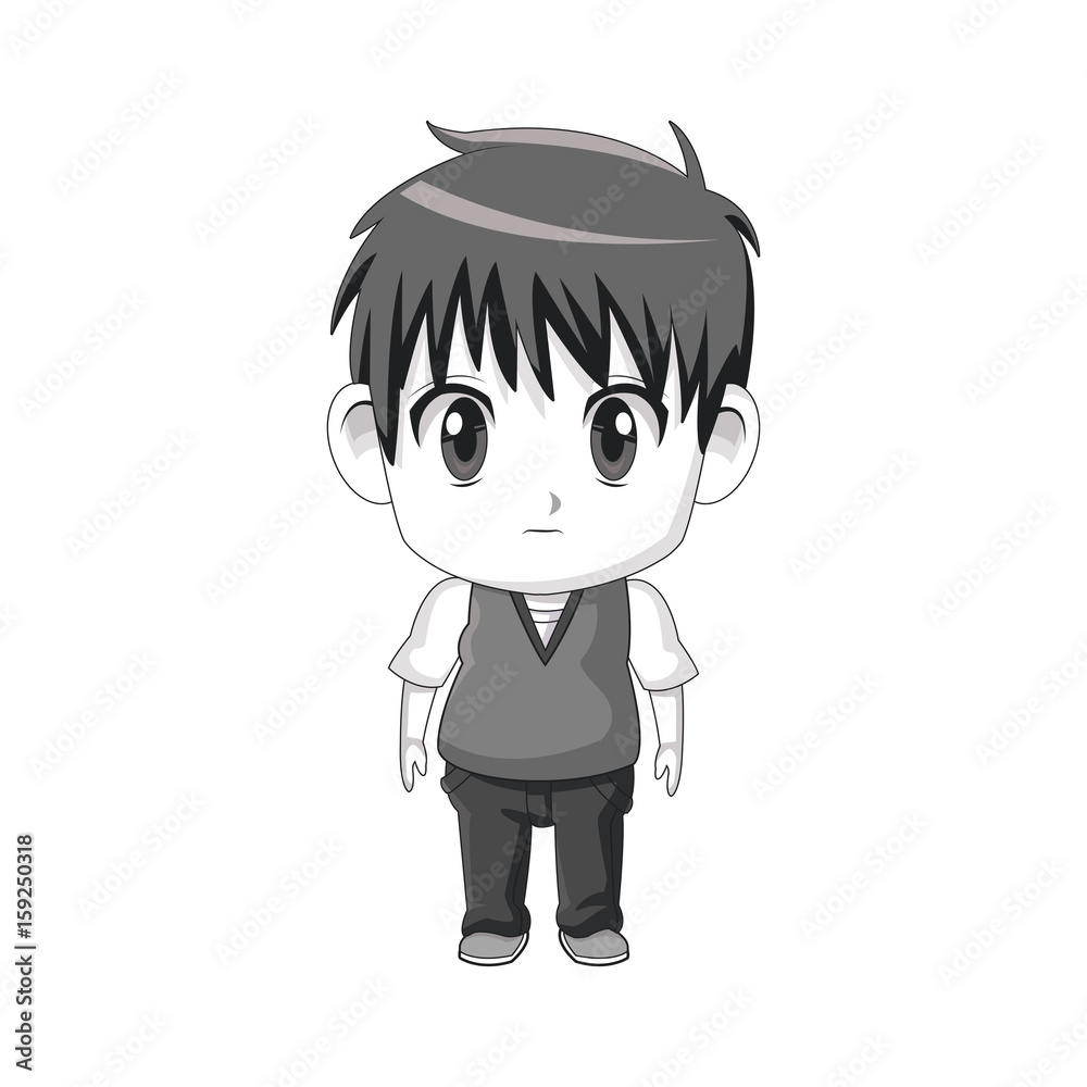 Cute Little Boy Anime