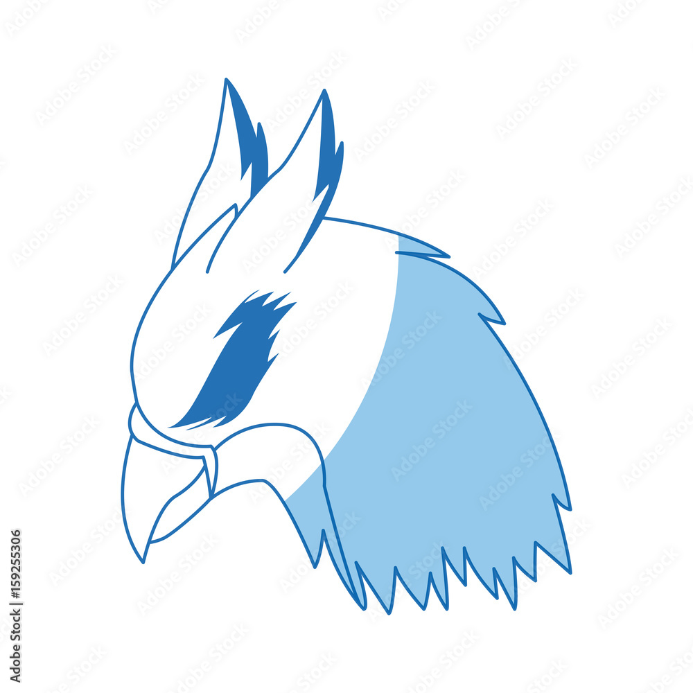 griff creature animal bird mythical image vector illustration Stock 벡터 ...