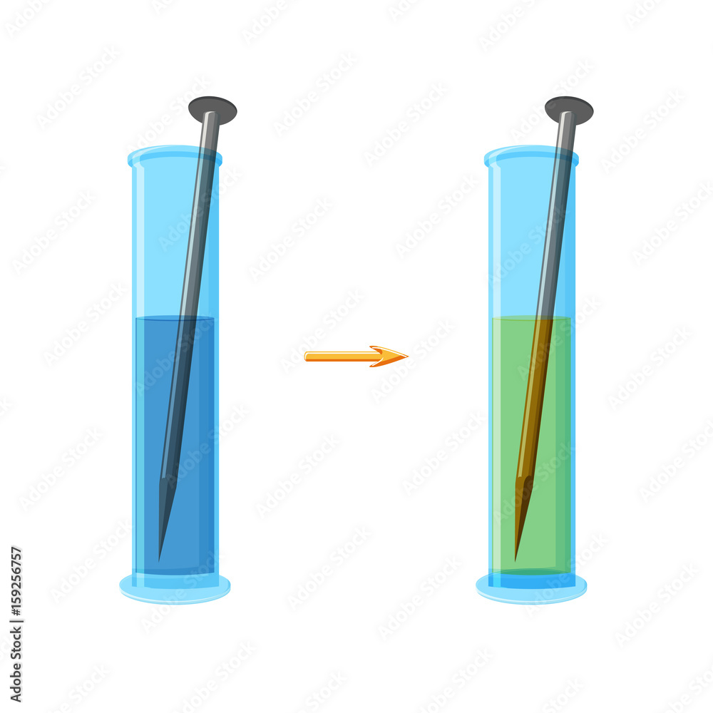 Chemical Reaction Color Change