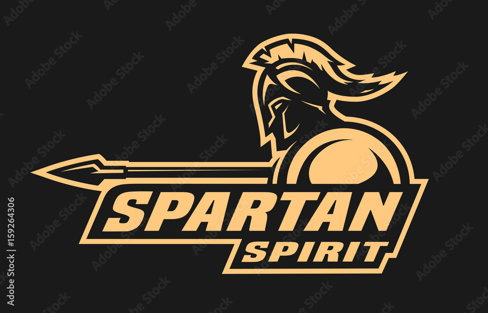 Spartan spirit. Symbol, logo. Stock Vector | Adobe Stock