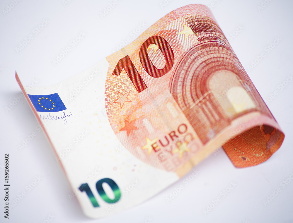 ten euro note isolated Stock Photo | Adobe Stock
