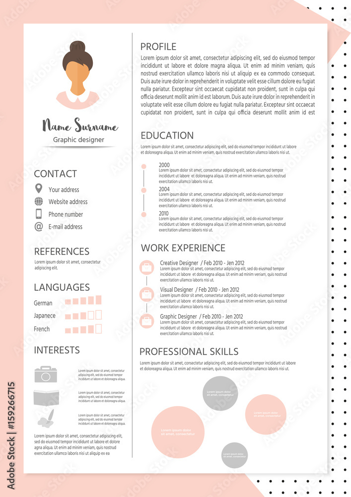 Infographic Design Cv