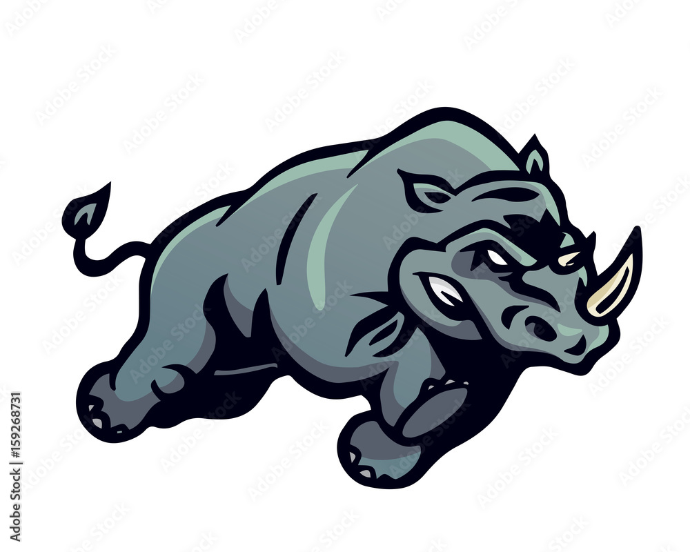 Vintage Aggressive Angry Animal In Action Illustration Logo - Cobra ...