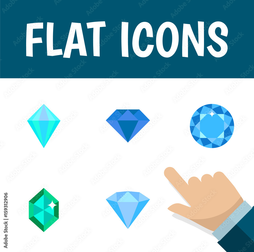 Diamond Flat Icon