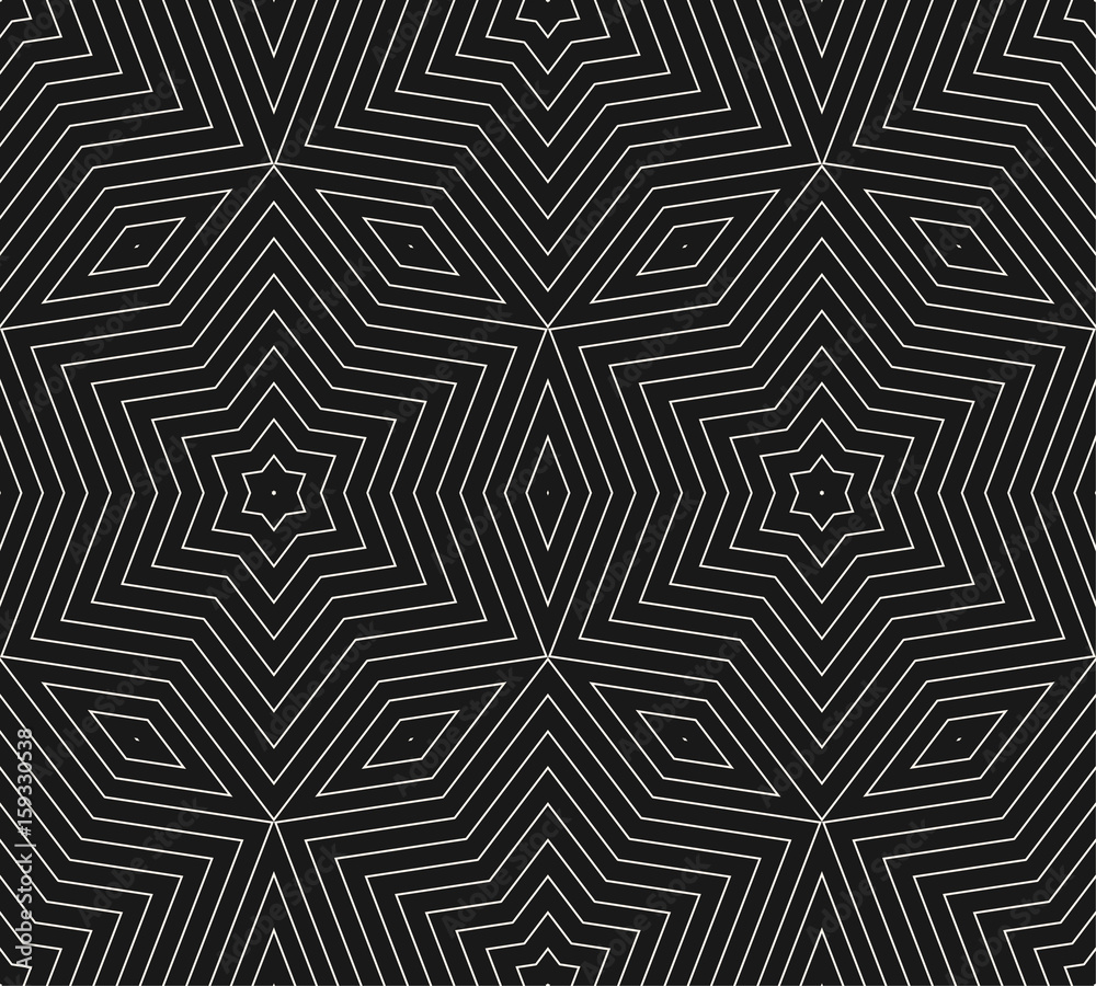 Subtle vector geometric background texture, seamless pattern with thin ...