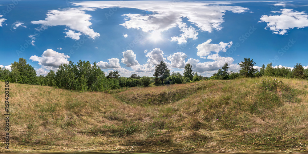 Foto de full 360 degree seamless panorama in equirectangular spherical ...
