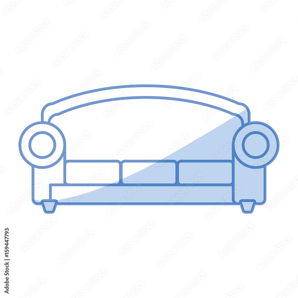Sofa furniture symbol icon vector illustration graphic design Stock ...