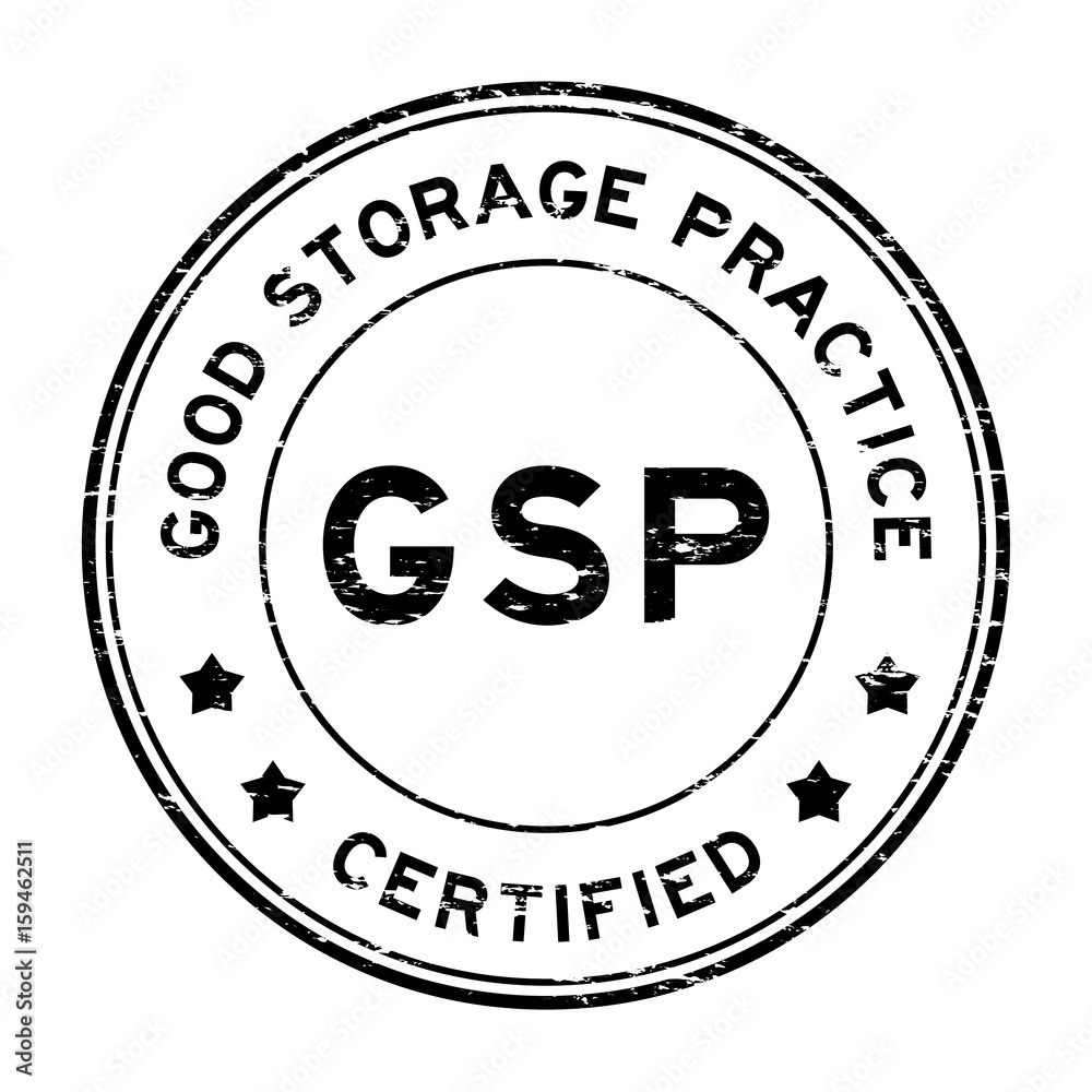 Grunge black GSP (Good storage practice) certified round rubber seal ...