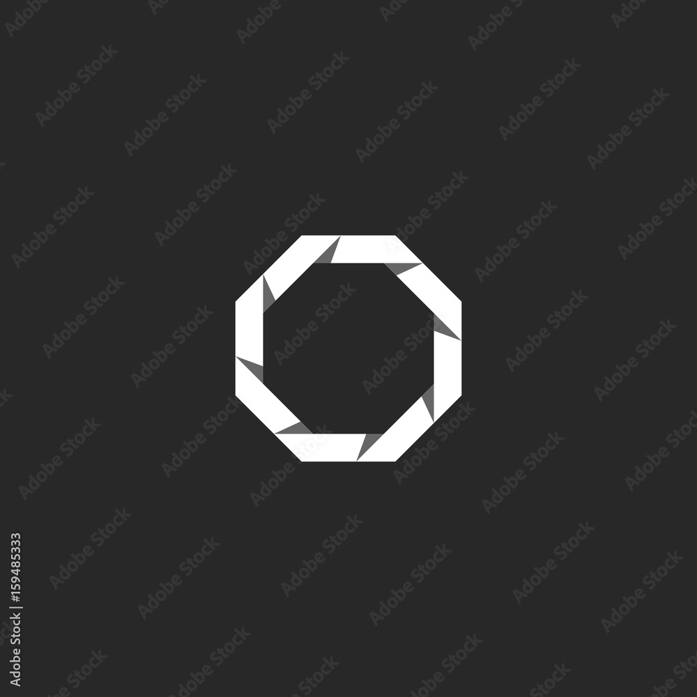 Octagon vector illustration Stock Vector | Adobe Stock