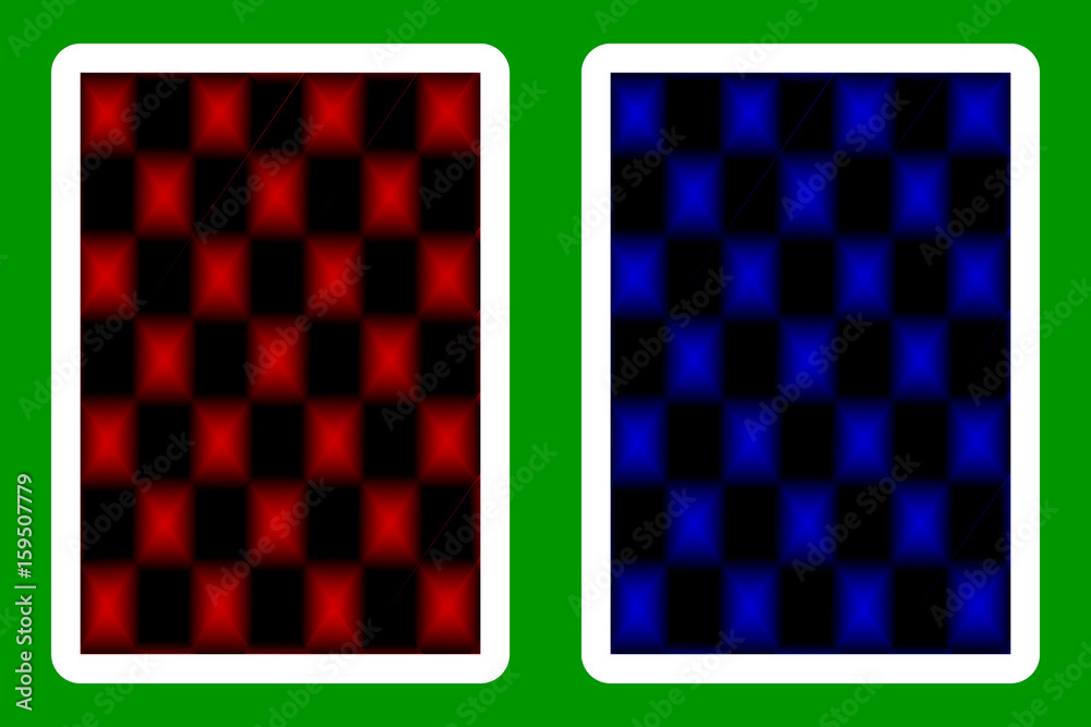 Playing Card Back Designs, Stock Vector | Adobe Stock