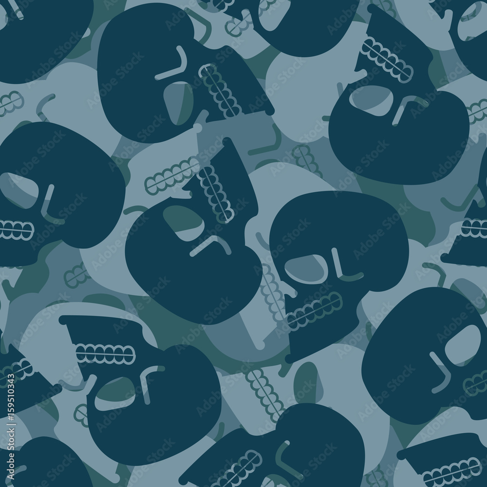 Military texture skull. Army Skeleton seamless texture. Soldiers death ...