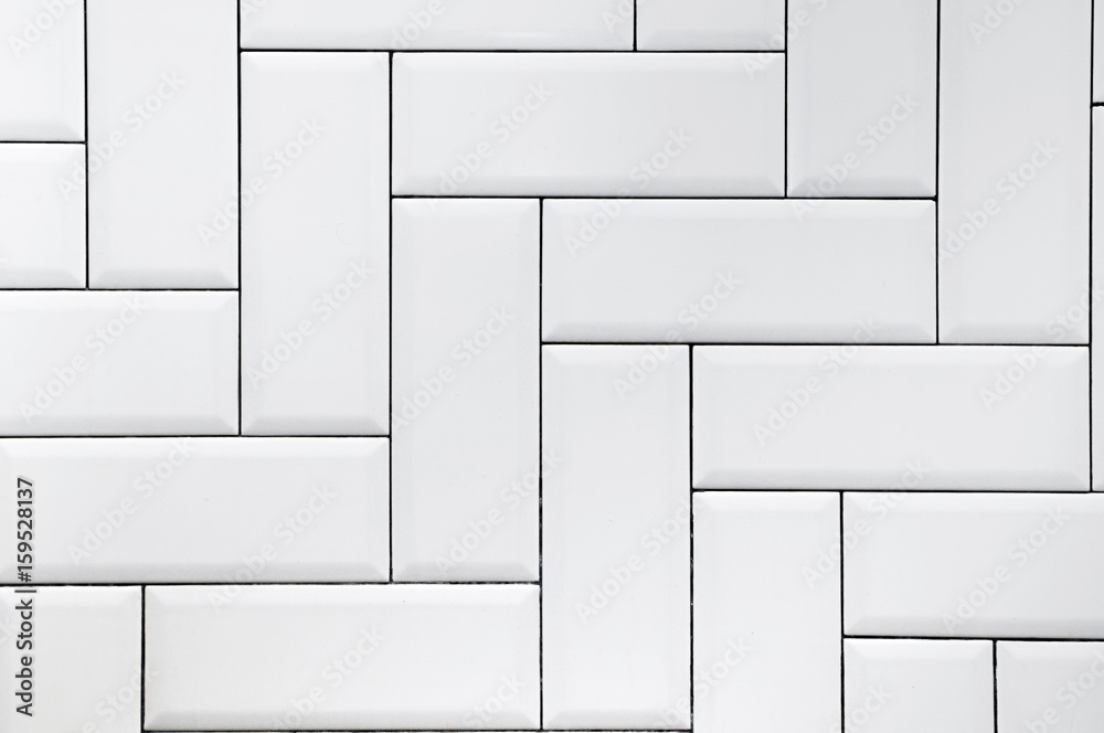 White ceramic brick tile wall,modern abstract texture background Stock ...