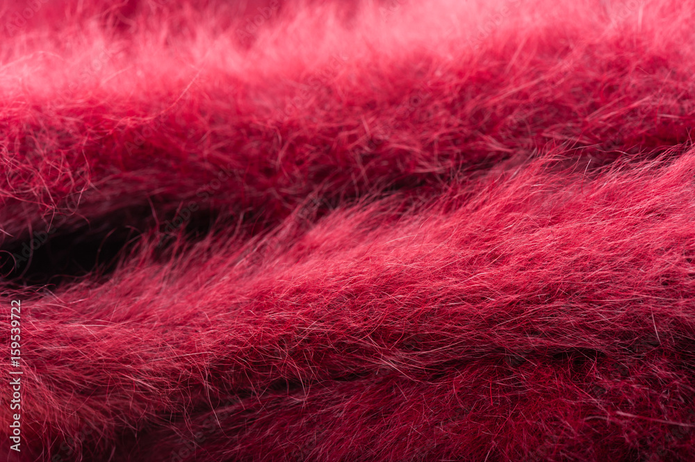 red fur texture Stock Photo | Adobe Stock