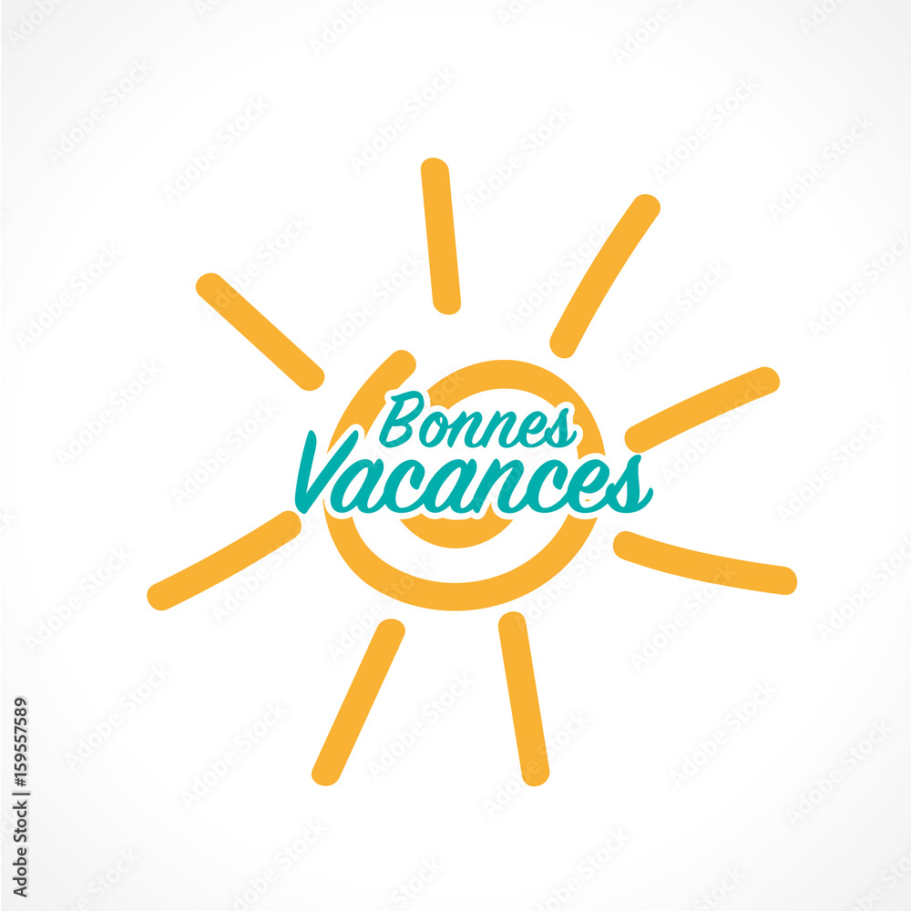 bonnes vacances vector de Stock | Adobe Stock