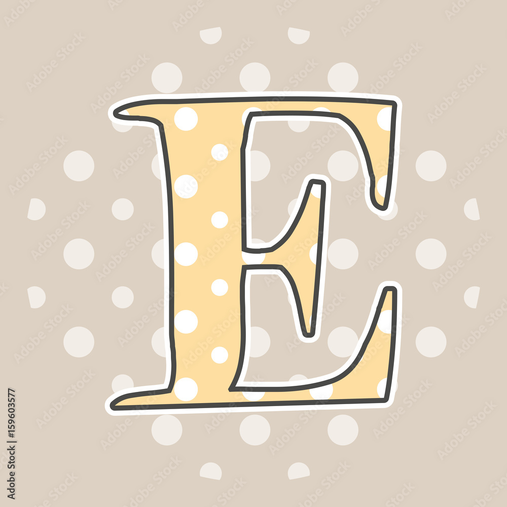 Cute Letter Background