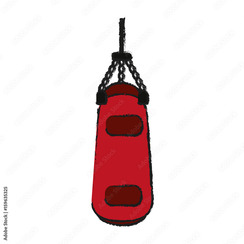 heavy bag boxing icon image vector illustration design Stock Vector ...