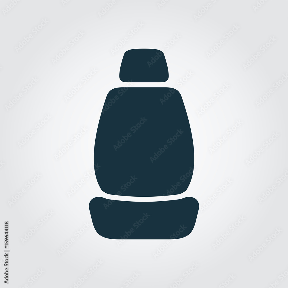 Car seat icon Stock Vector | Adobe Stock