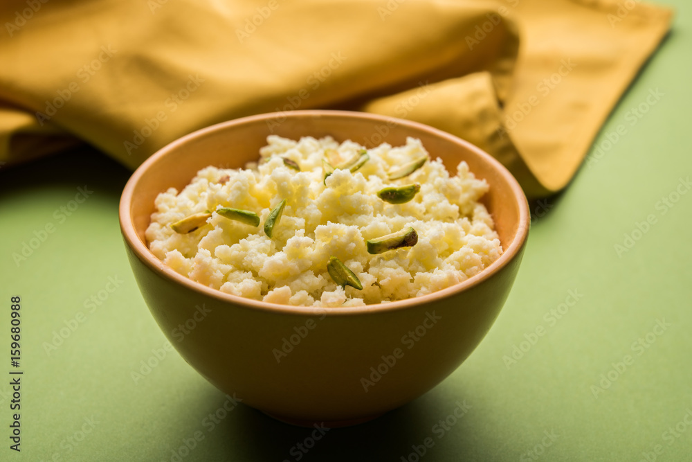 Kalakand is an Indian sweet made out of solidified, sweetened milk and ...
