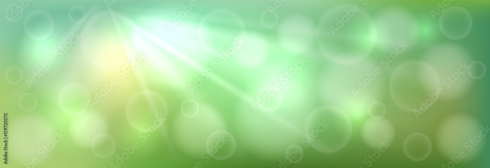 General green background with lights and shapes, for eco, nature design ...