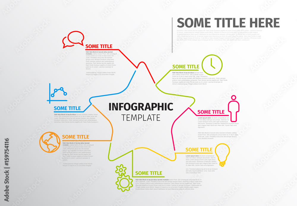 Star Infographic Layout Stock Template | Adobe Stock