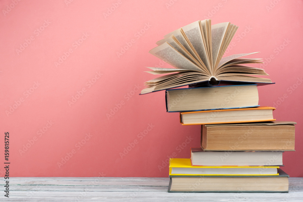 School Books Background