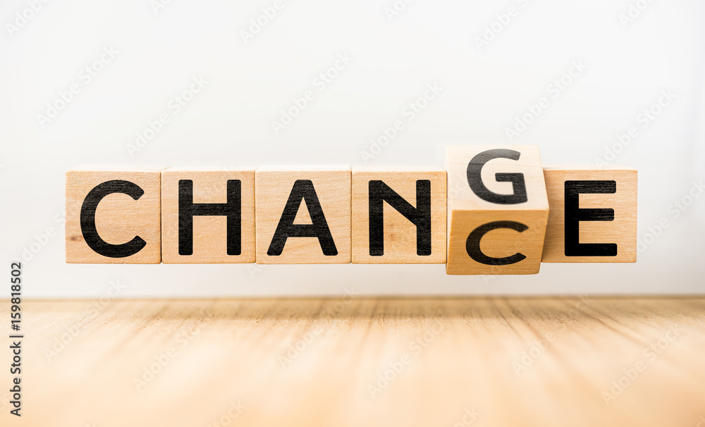  CHANGE CHANCE Concept Stock Foto Adobe Stock
