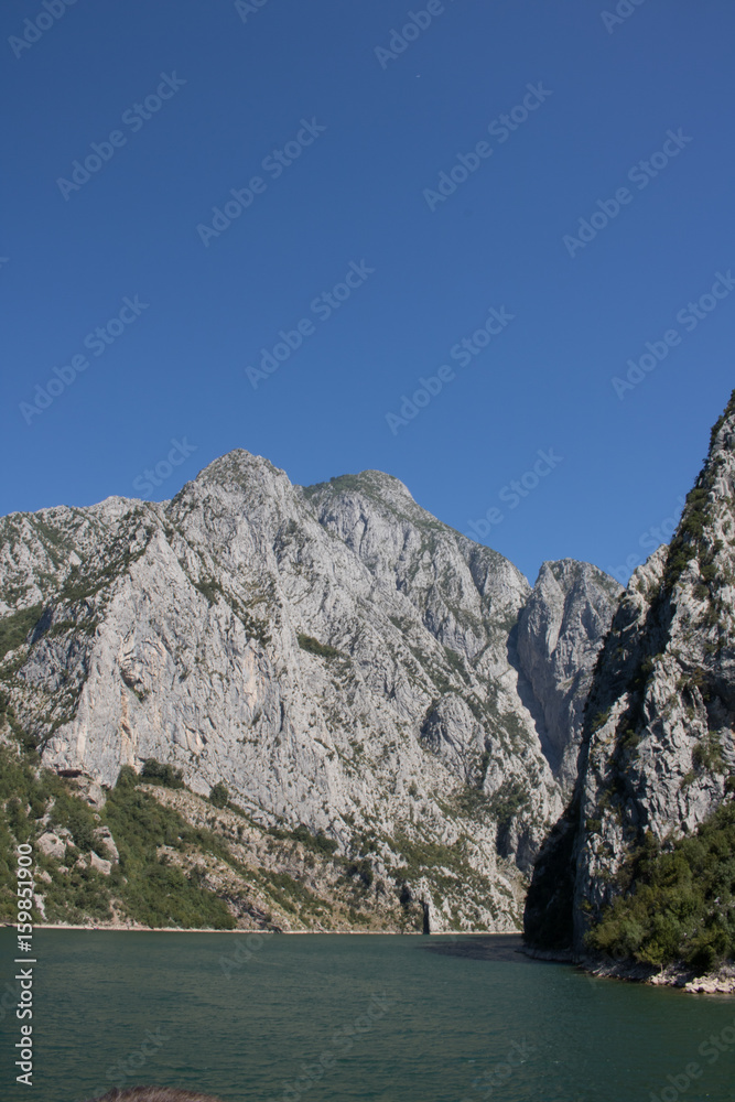 lago koman albania Stock Photo | Adobe Stock