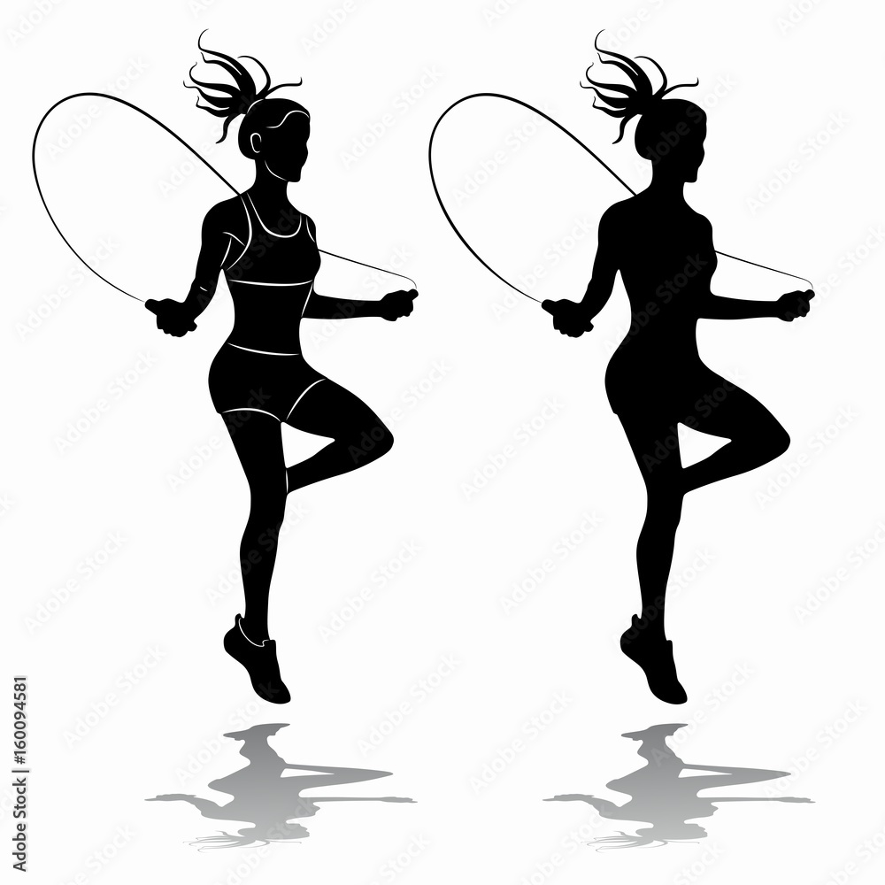 Jump Rope Silhouette