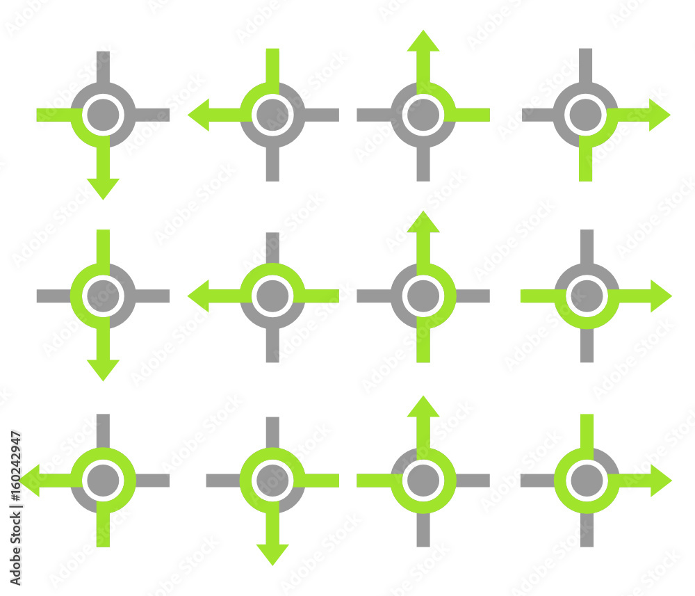 rond-point symbole Stock Vector | Adobe Stock