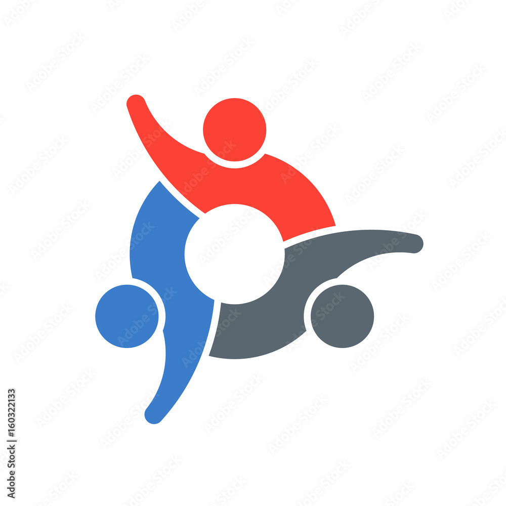 People Group Teamwork Logo. Vector graphic design illustration Stock ...