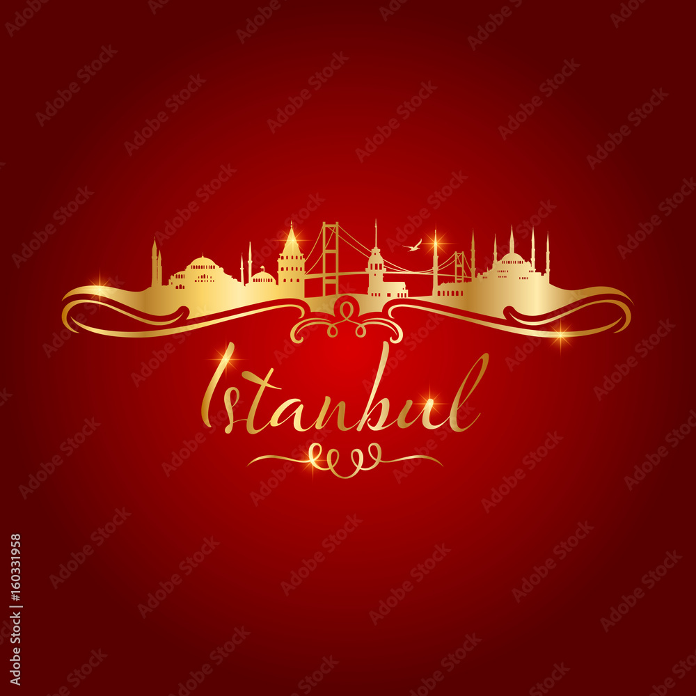 istanbul logo, icon and symbol vector illustration Stock Vector | Adobe ...