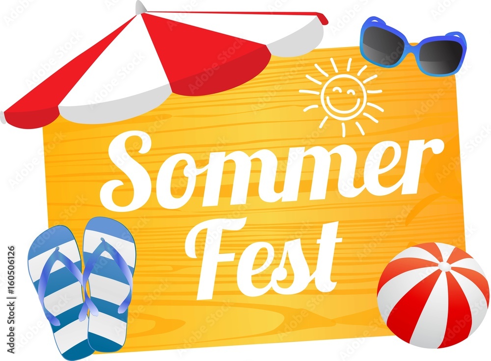 Sommerfest Stock Vector | Adobe Stock