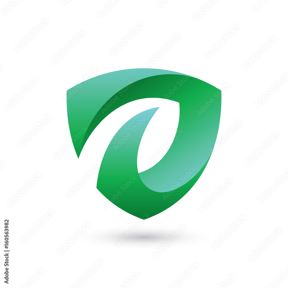 Green Shield Logo Stock Vector | Adobe Stock