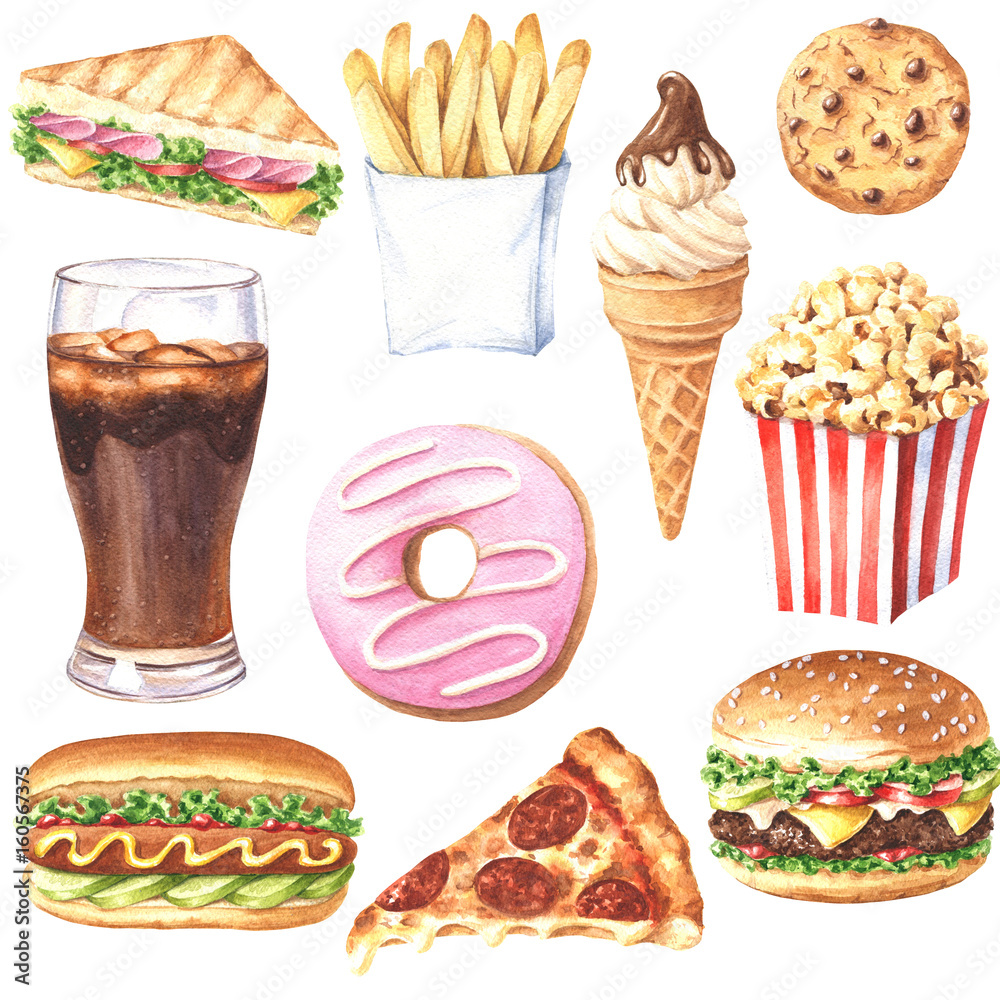 Realistic Drawings Of Food