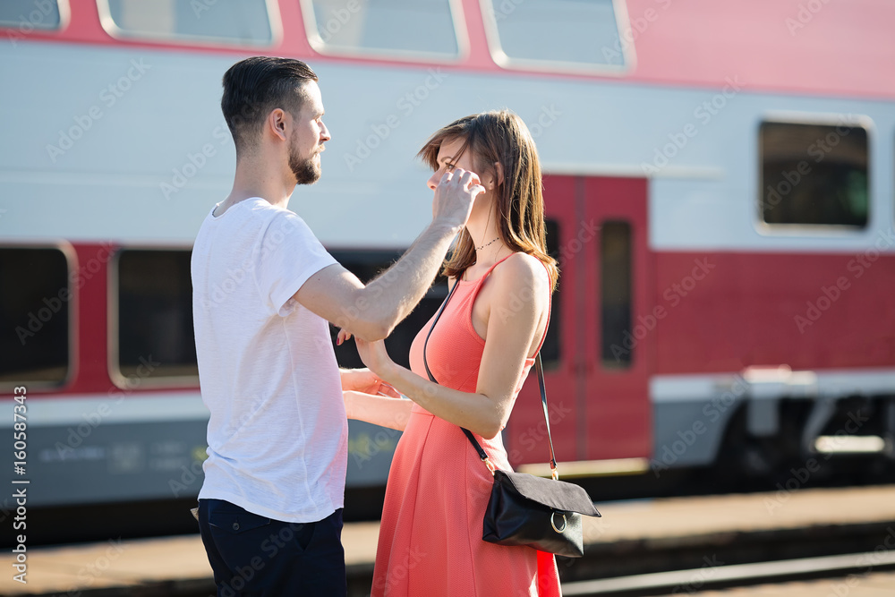 Distance brings sadness when saying goodbye to your loved ones ...