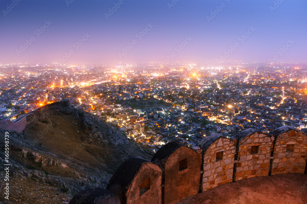 Nahargarh Fort At Night