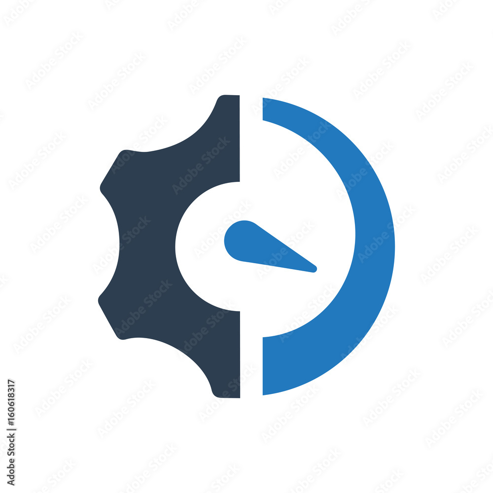 Time Planning Icon Stock Vector | Adobe Stock
