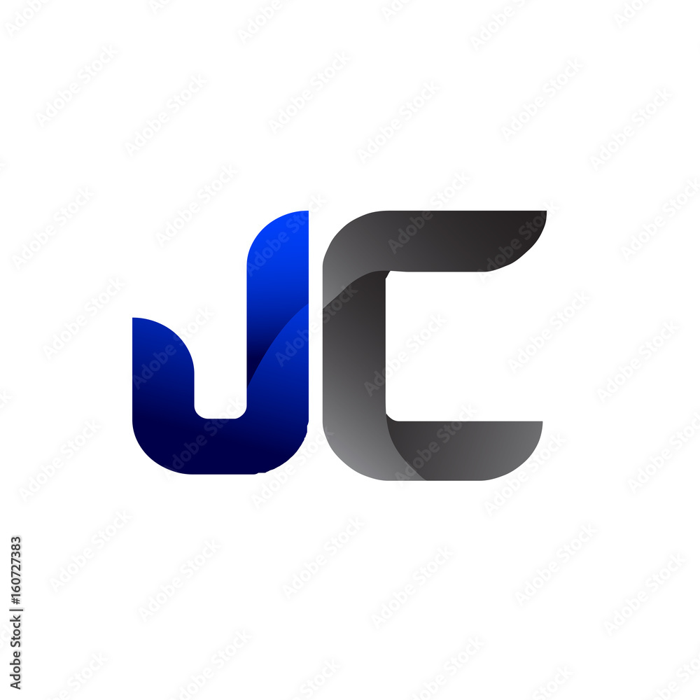 INITIAL MODERN JC Stock Vector | Adobe Stock