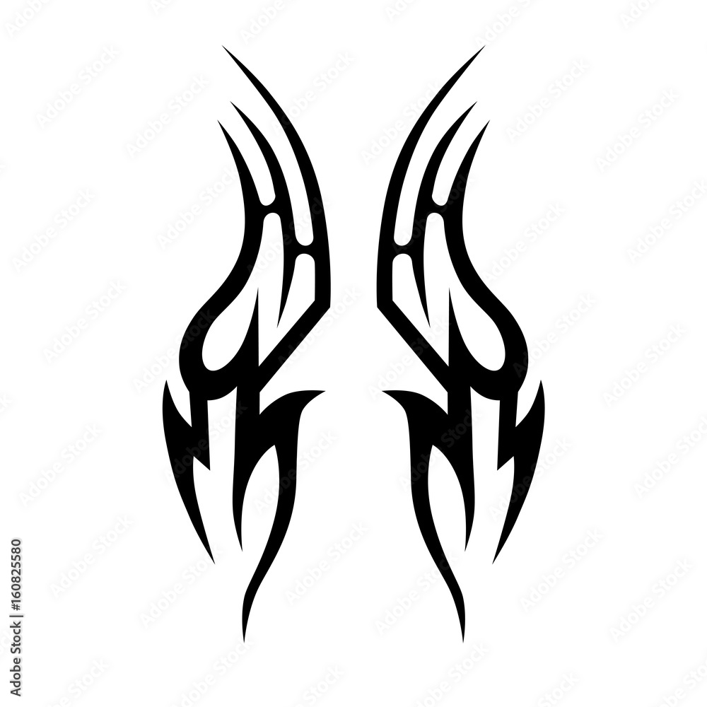 Simple Tribal Drawing Designs