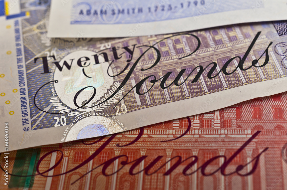 British pounds banknotes Stock Photo | Adobe Stock