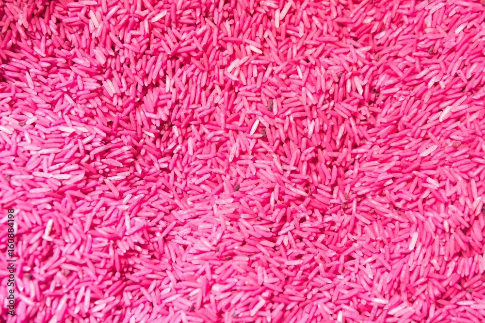 Raw pink Rice, background and texture of pink rice Stock Photo | Adobe ...
