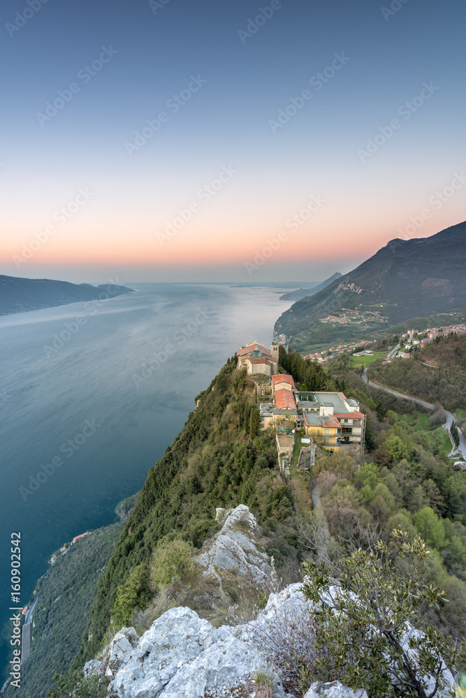Tignale, Lake Garda, Brescia province, Lombardy, Italy. The ...