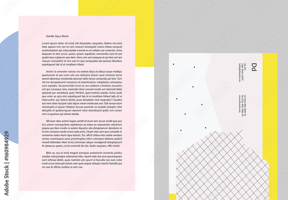 Set vivace di elementi decorativi Stock Template | Adobe Stock