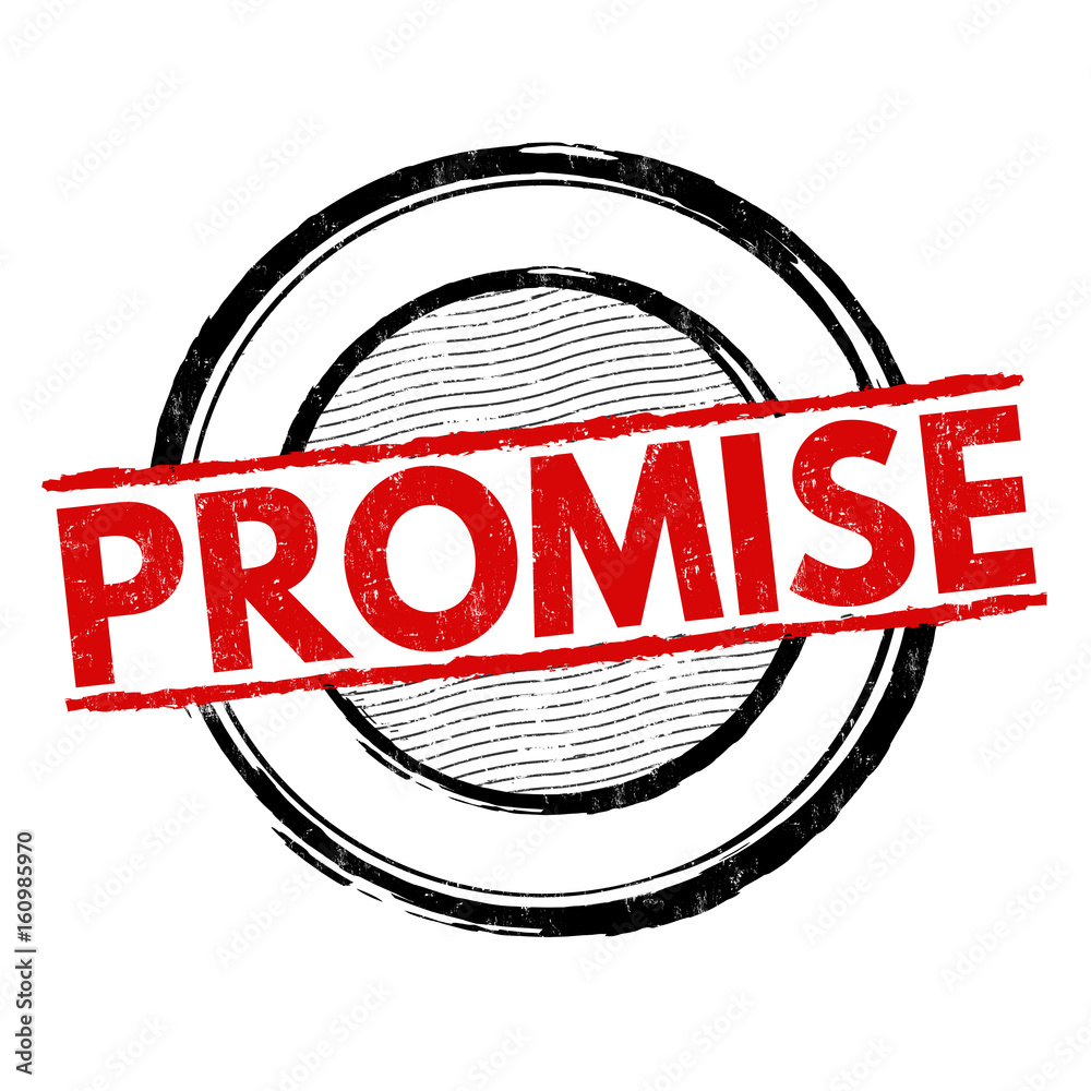 Promise sign or stamp Stock Vector | Adobe Stock