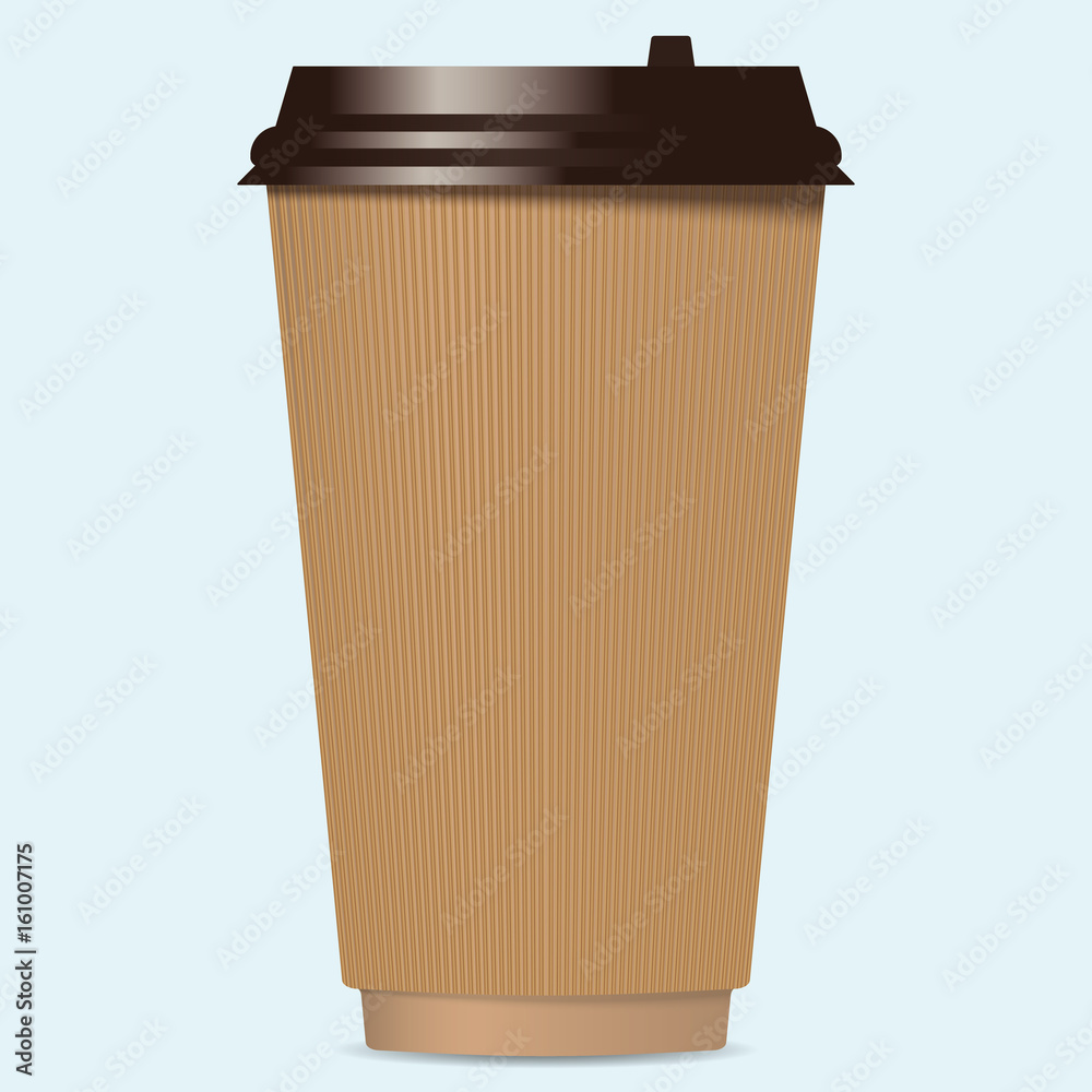 Paper cup. Coffee. Vector illustration Stock Vector | Adobe Stock