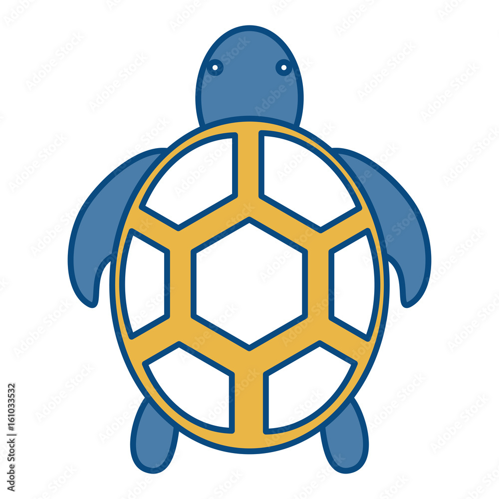 Tortoise icon over white background vector illustration Stock Vector ...
