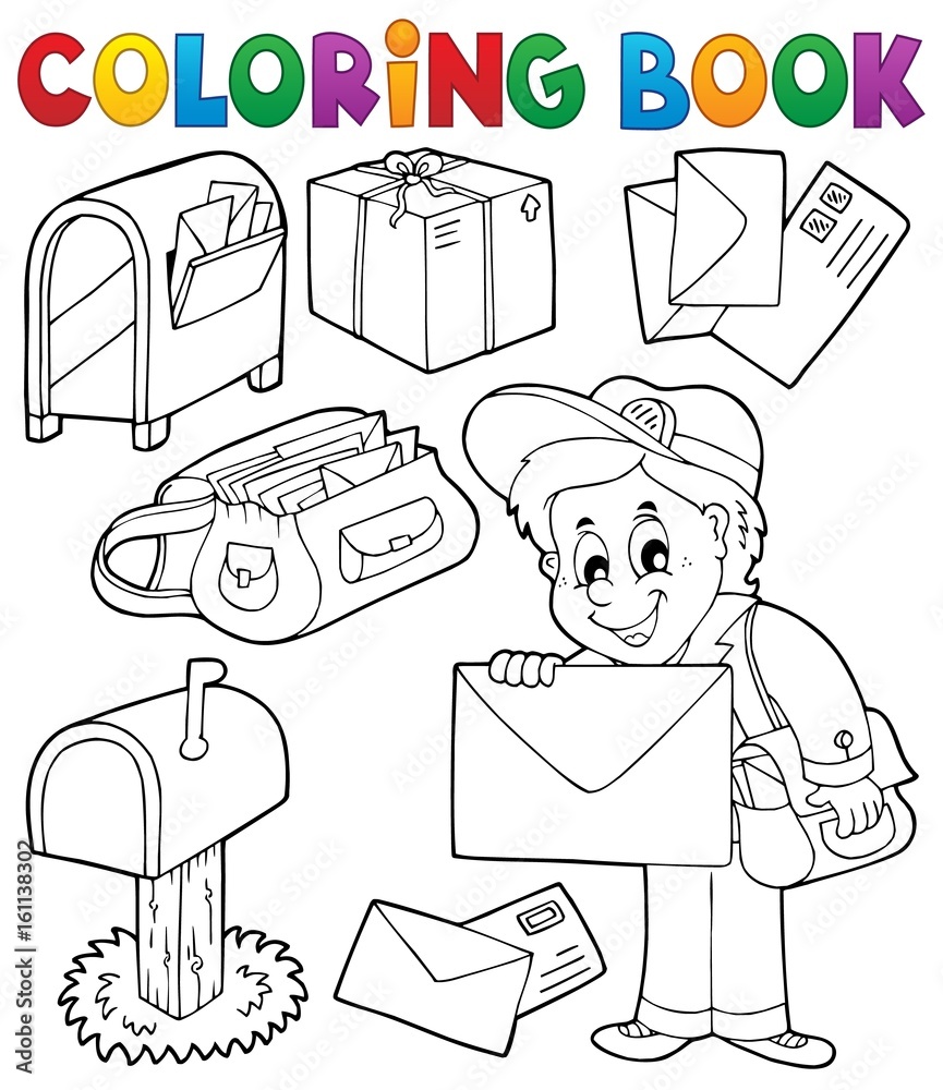 Postman Coloring Pages